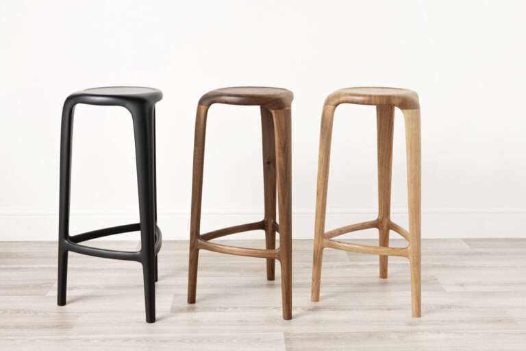 Bar Stool FP/W-3: Contemporary Wood Bar Stool