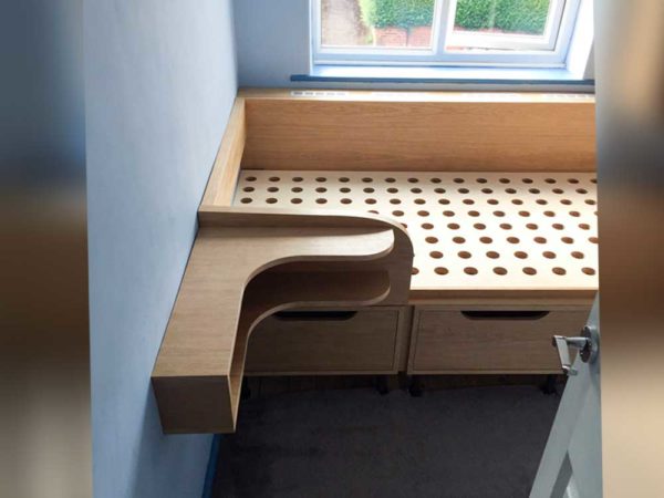 Boxroom cabin bed and wardrobe for small bedroom - Dovetailors