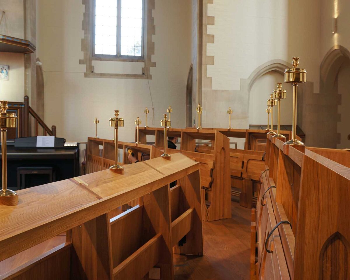 Choir Stalls for St Mildred's Church Croydon - Dovetailors