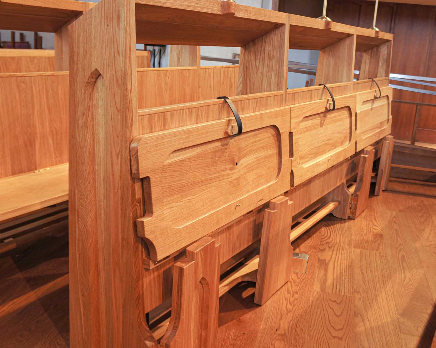 Choir Stalls for St Mildred's Church Croydon - Dovetailors