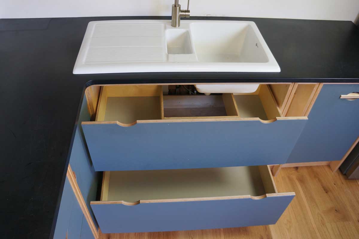 Sustainable Birch Ply Kitchen - Dovetailors