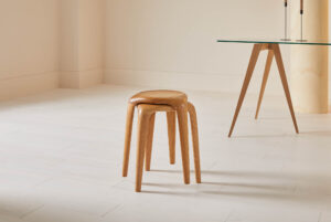 Stool FP/W-3: Contemporary Wood Stool Perfection