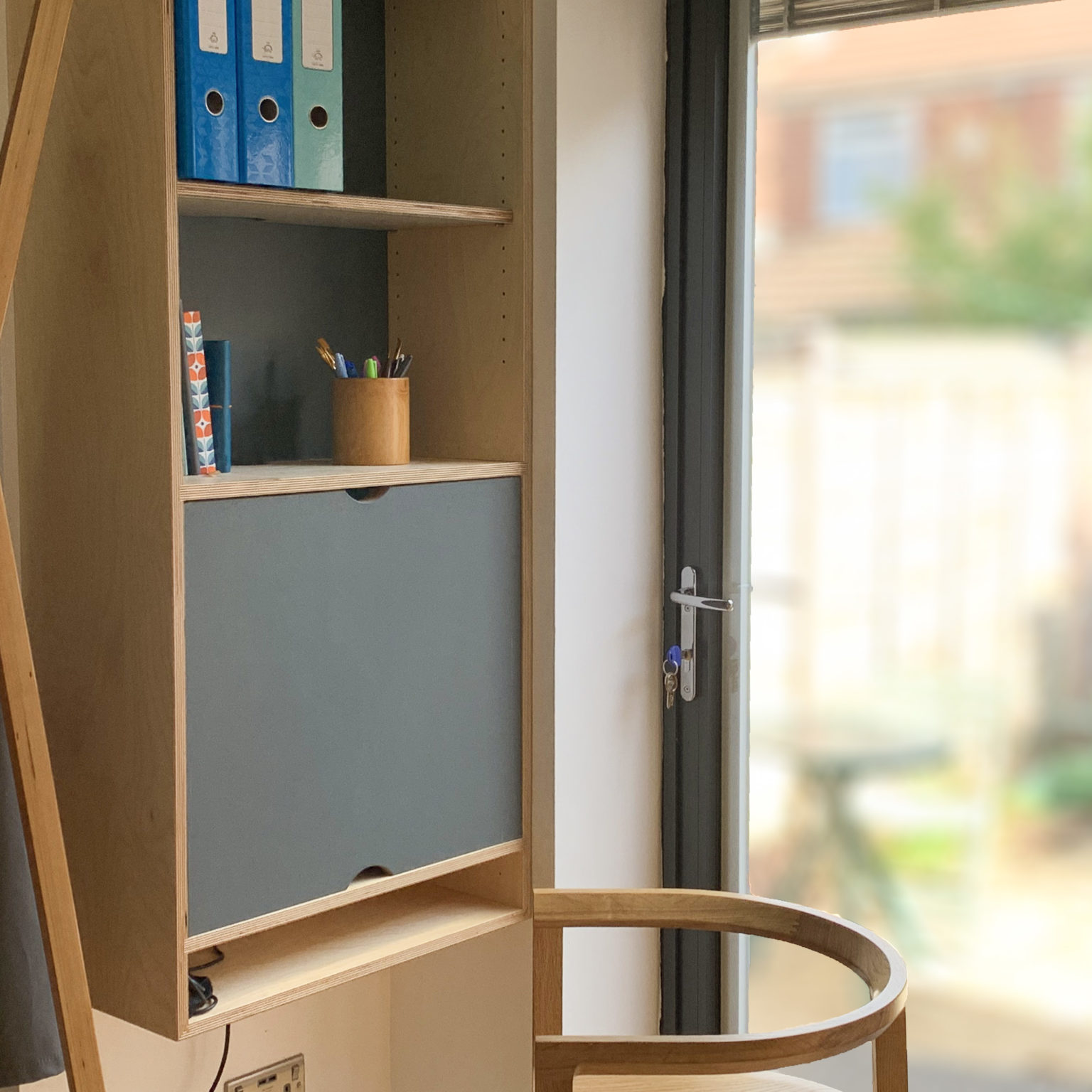 Wall Mounted Home Office Desk - Dovetailors