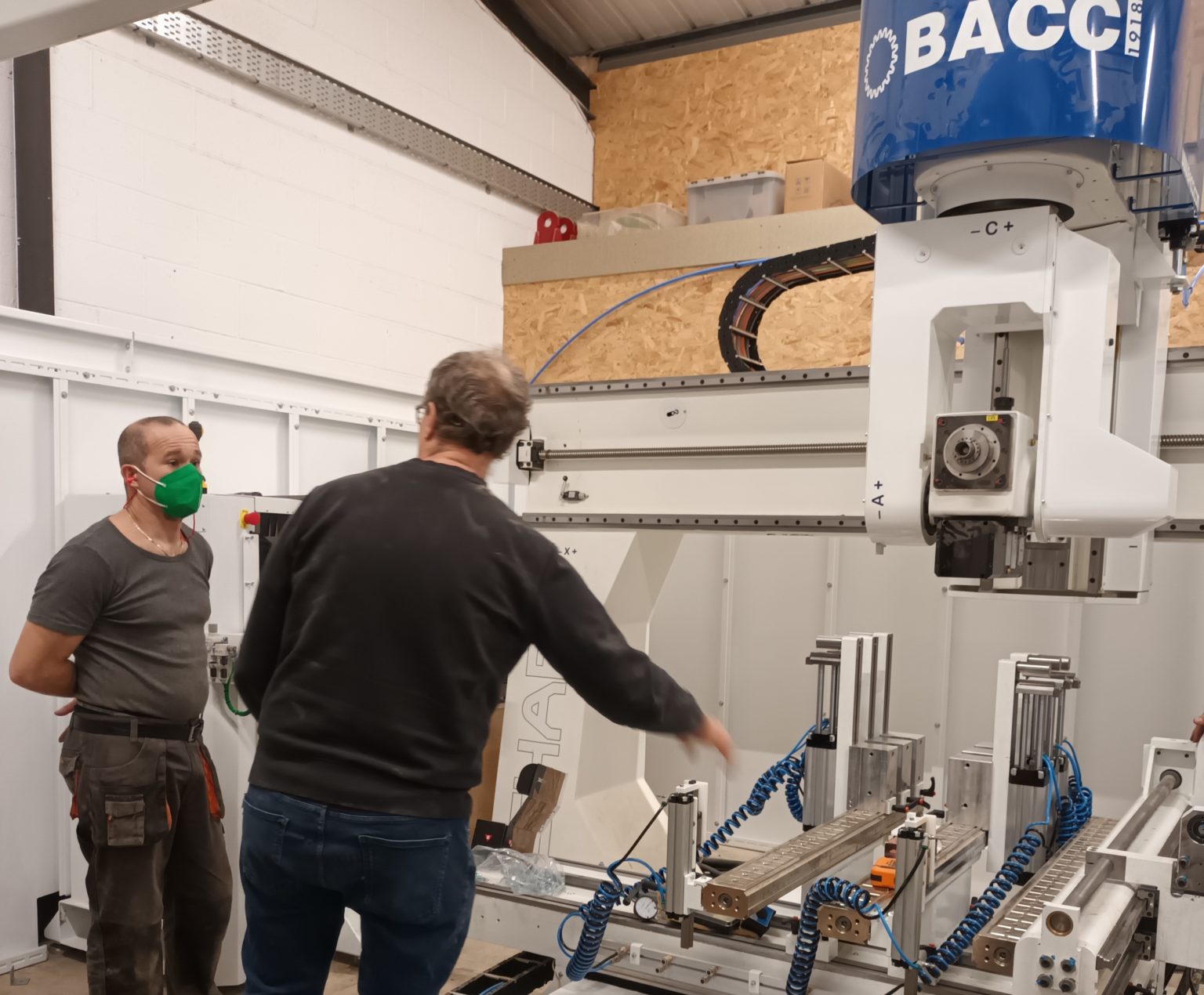 Update on our Bacci 5 axis CNC machine - Dovetailors